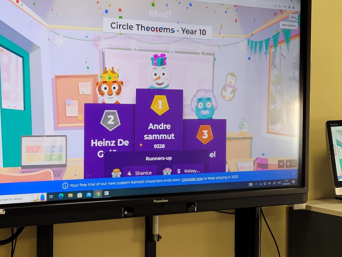 Circle Theorems Kahoot Quiz - St Thomas More College