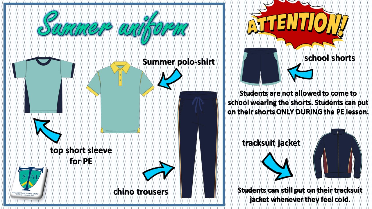 Summer Uniform 2023 - St Thomas More College