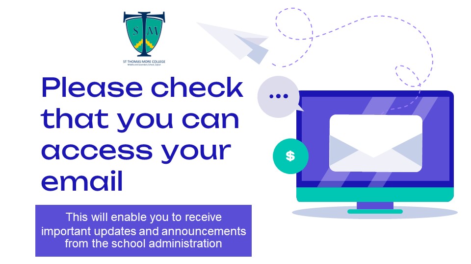 Functioning Email Address - St Thomas More College