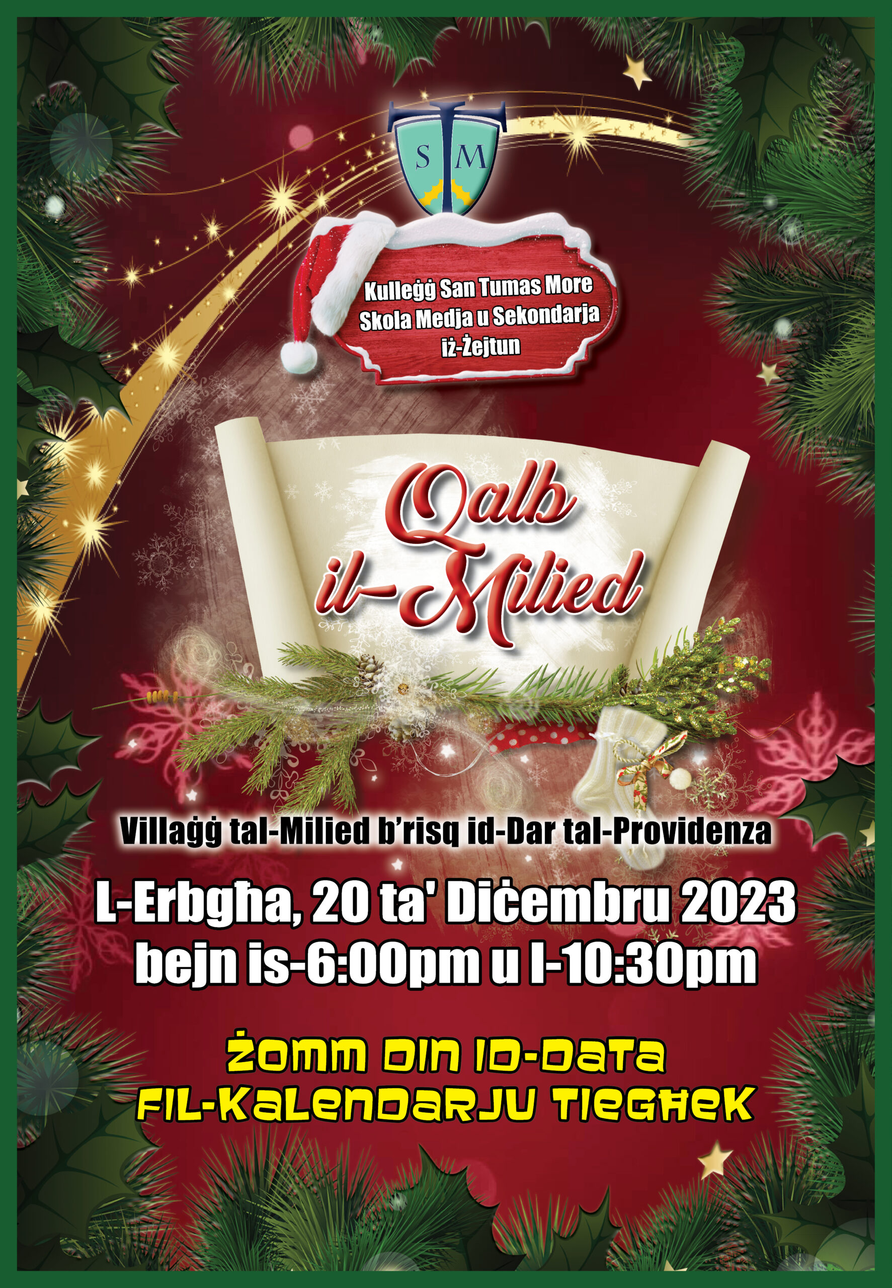 Qalb il-Milied 2023 - St Thomas More College