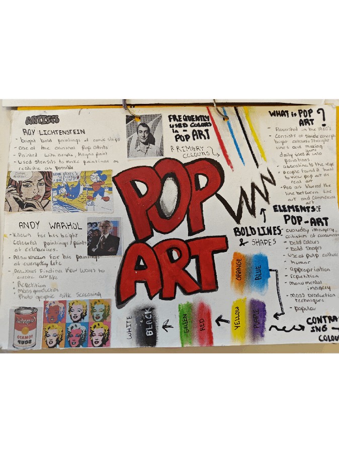 Pop Art Project - St Thomas More College
