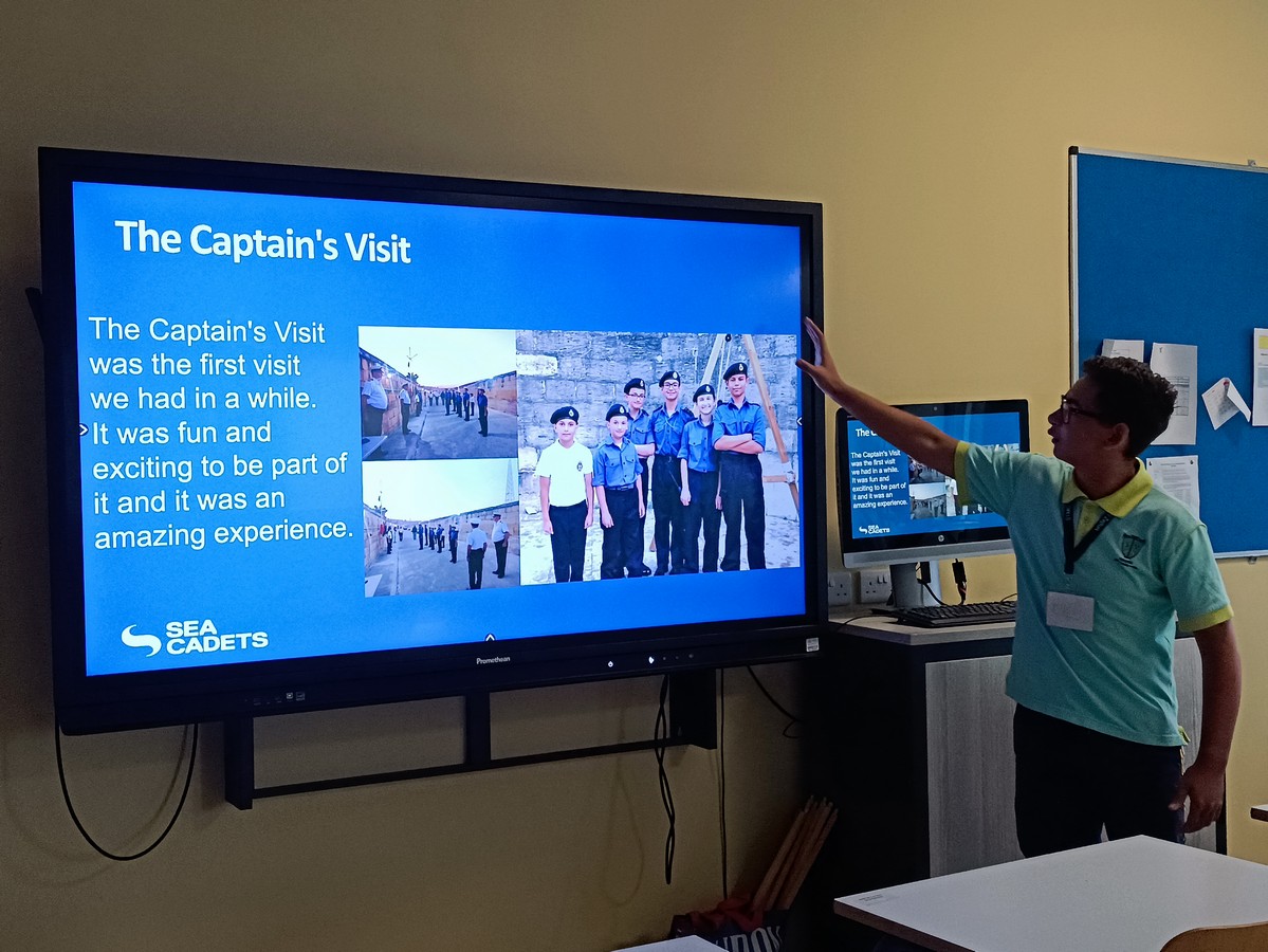 Sea Cadets Presentation - St Thomas More College